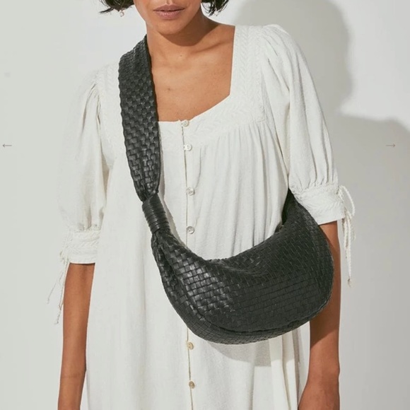 Cleobella | Bags | Iso Cleobella Black Woven Dylan Crossbody Hobo Bag ...